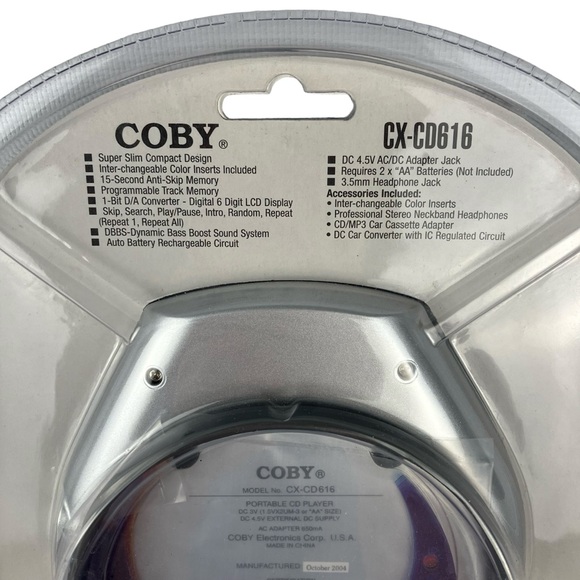 Coby | Portable Audio & Video | Coby Portable Cd Player Sound Cruiser ...